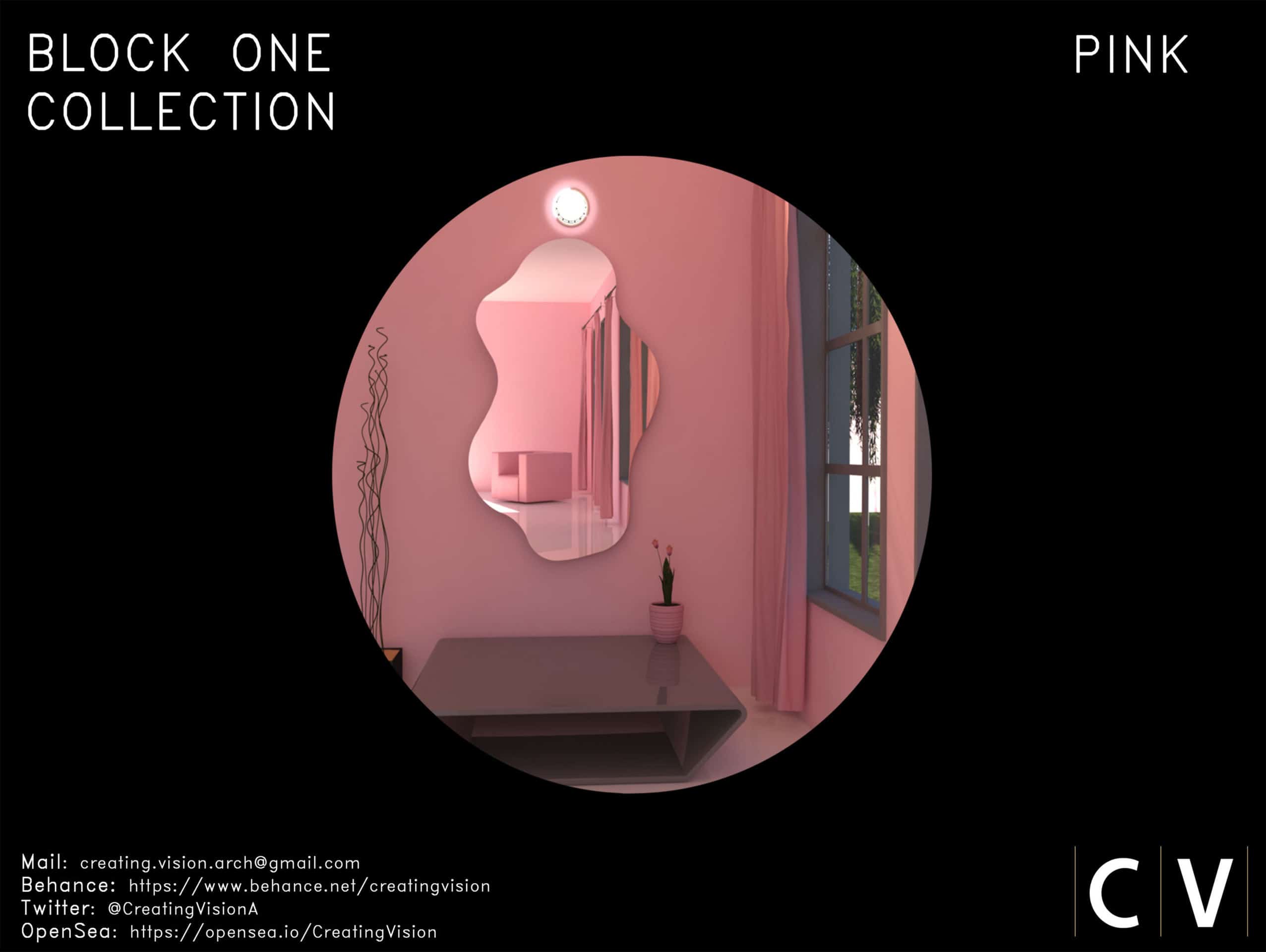 Pink interior space | Design Ideas