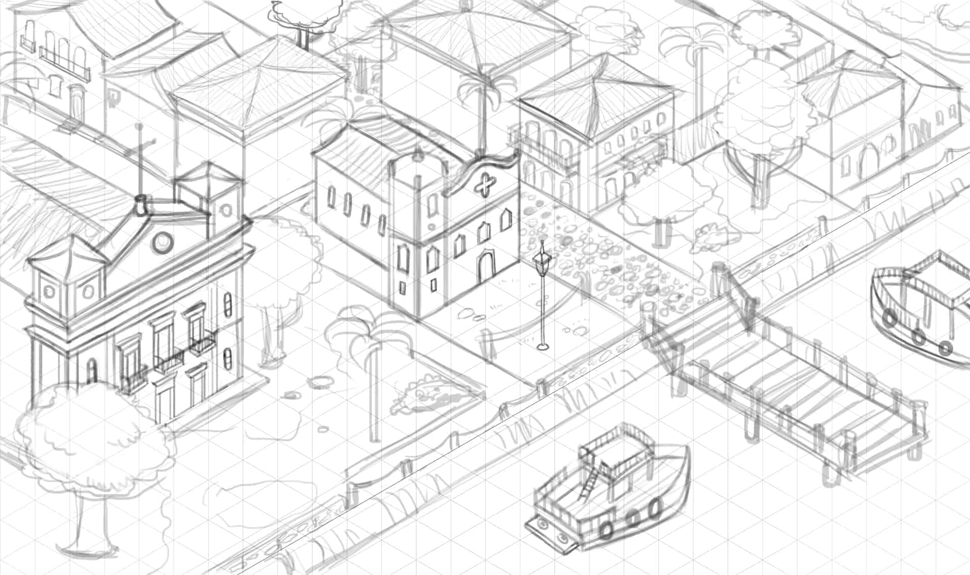 Paraty Isometric Scenery | Design Ideas