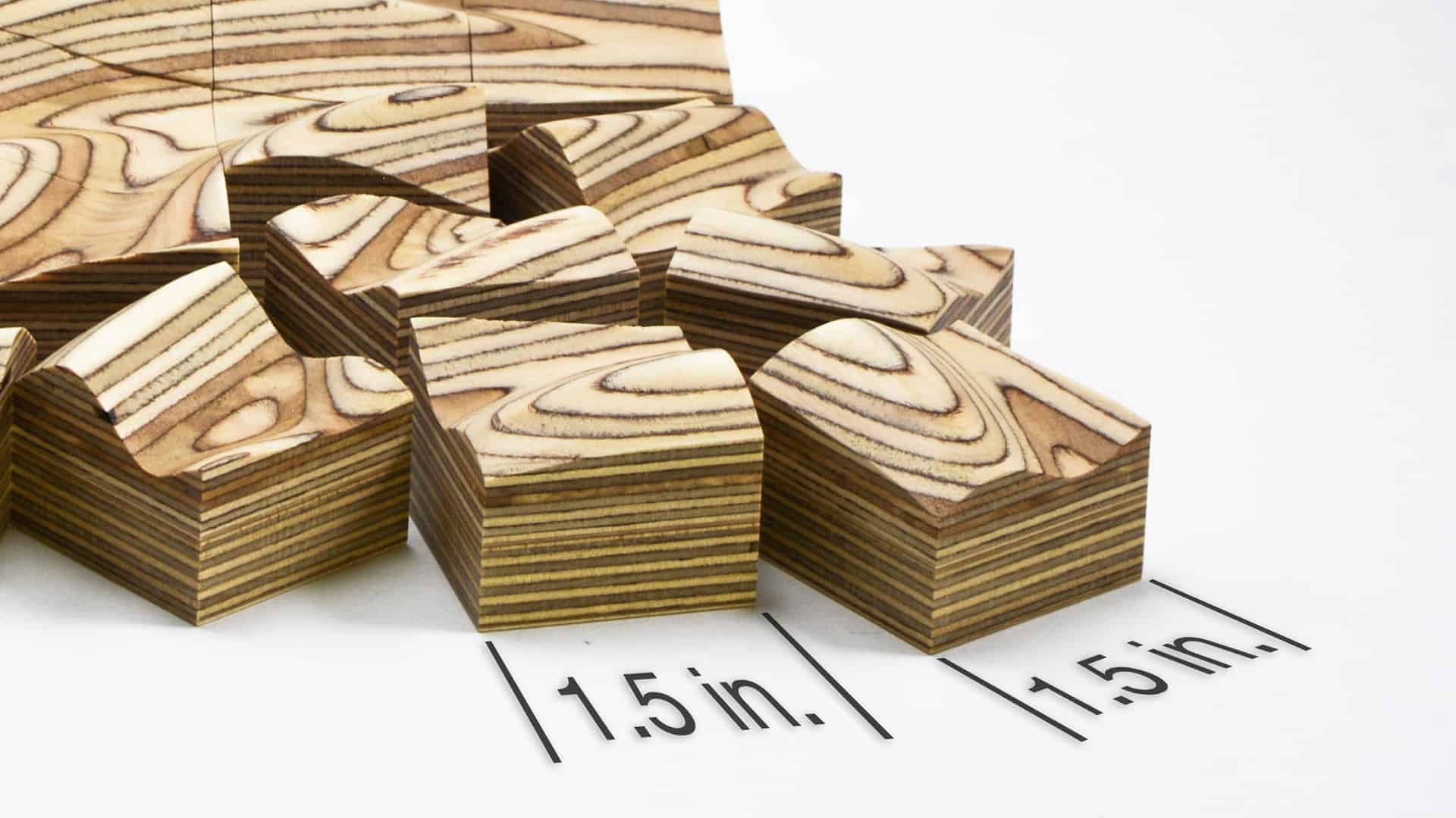 Strata | A sculptural wooden surface puzzle | Design Ideas