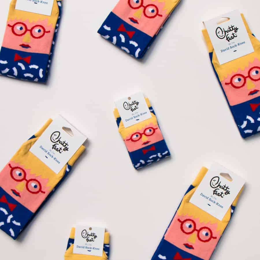 Chatty Feet: David Sock-Knee | Design Ideas