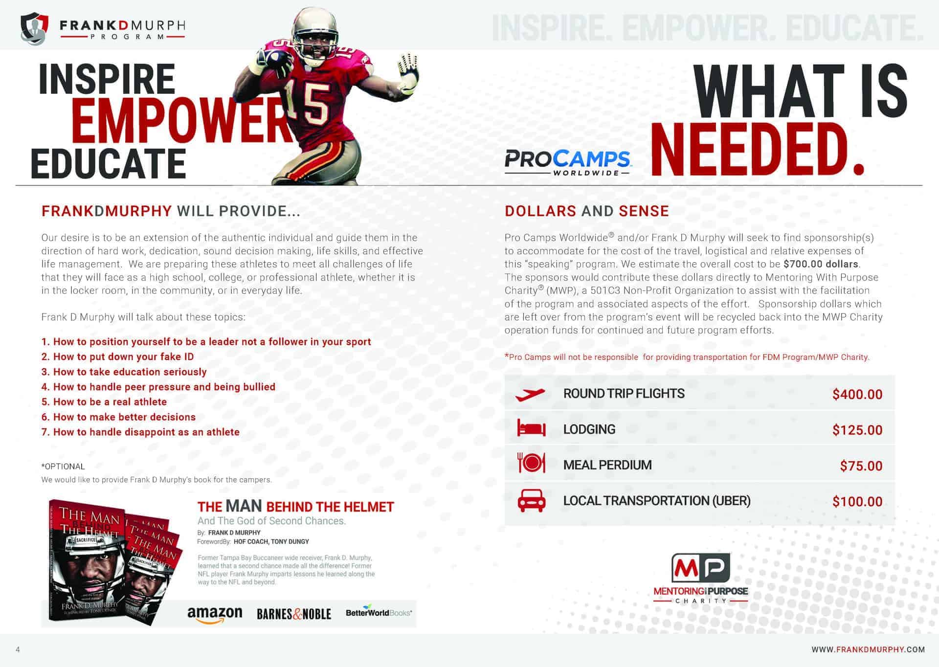 Frank D Murphy Program - Official Website/Rebrand | Design Ideas