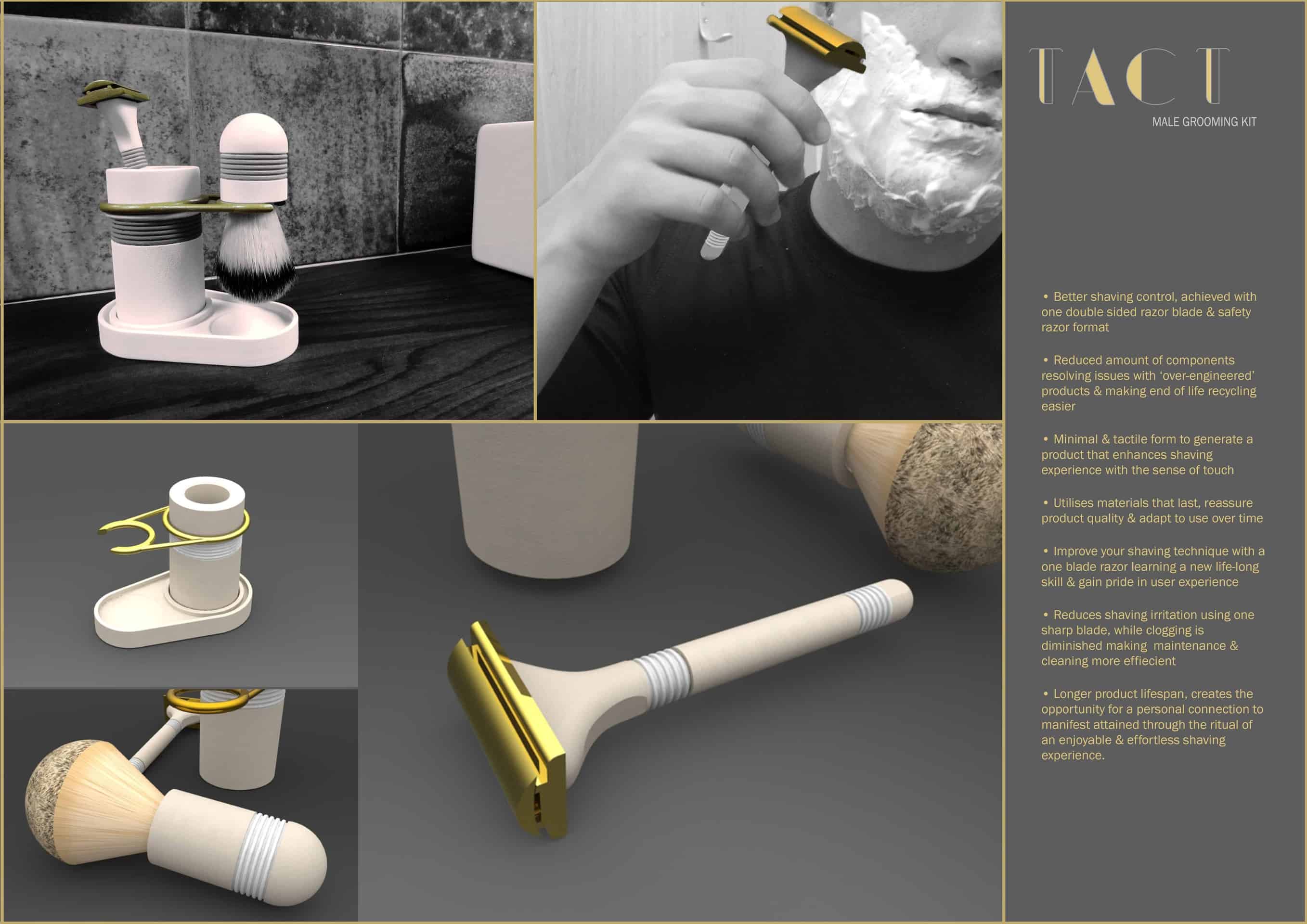 TACT Male Grooming Kit | Design Ideas