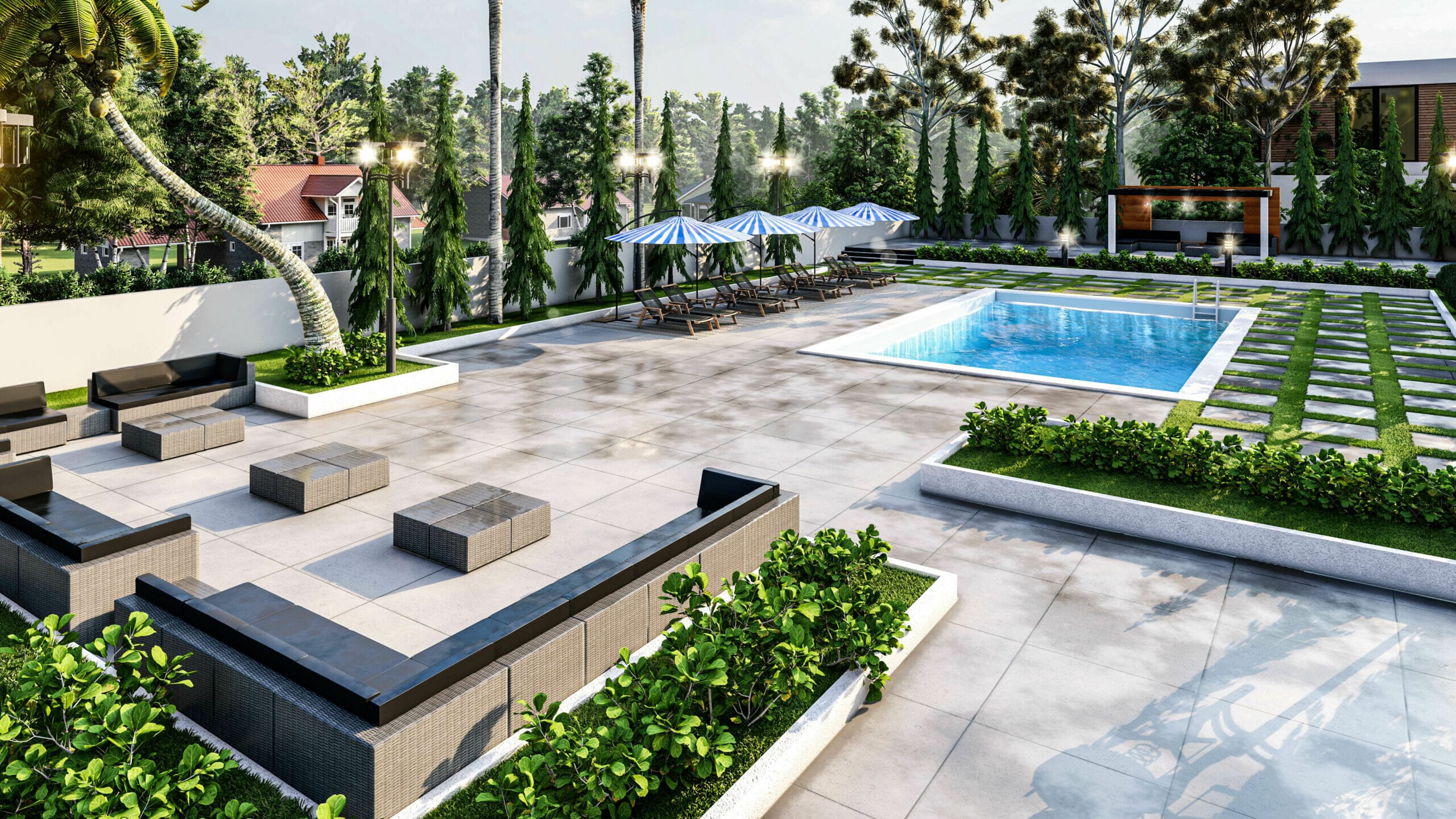 A modern or contemporary garden | Design Ideas