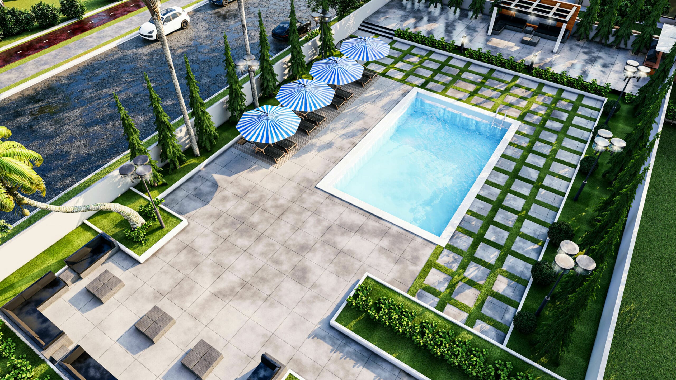 A modern or contemporary garden | Design Ideas