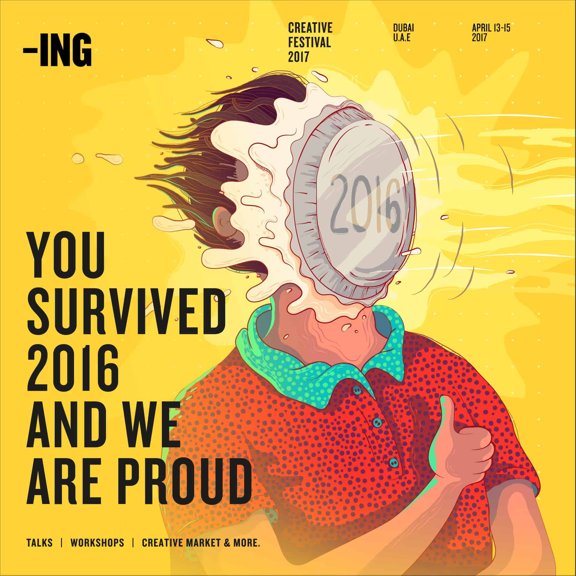 Graphics for ING Creatives Festival | Design Ideas