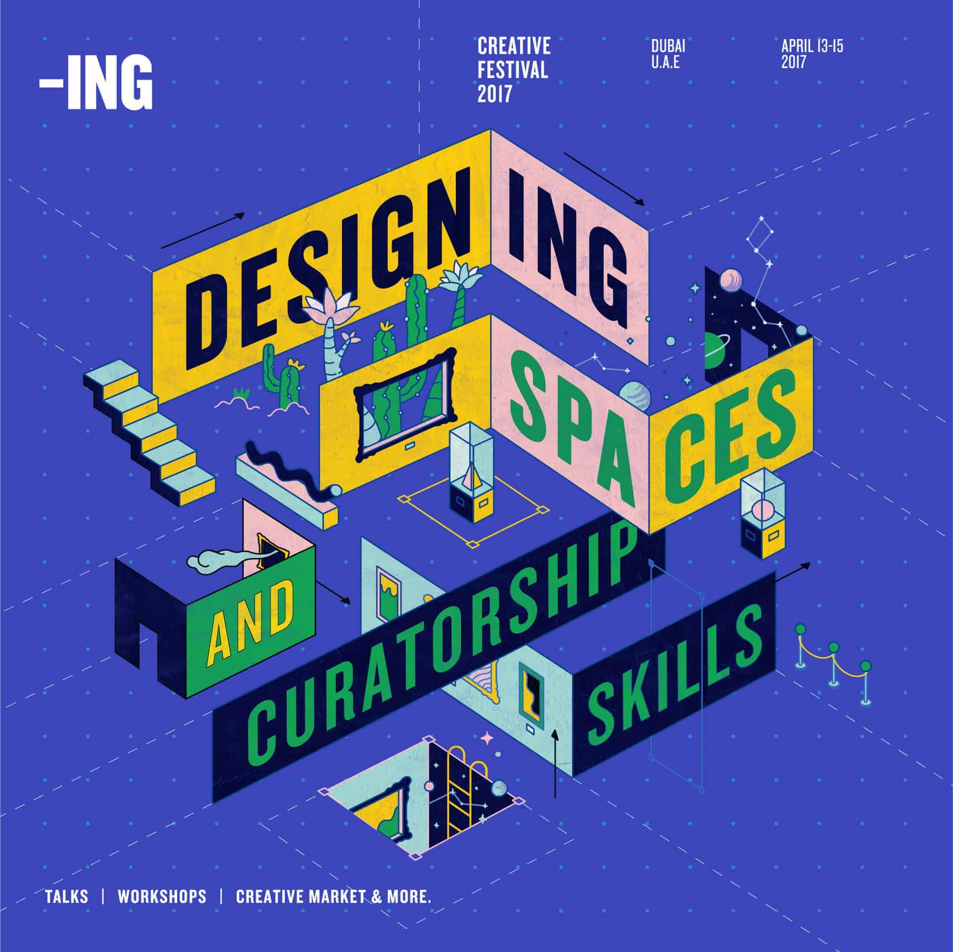 Graphics for ING Creatives Festival | Design Ideas