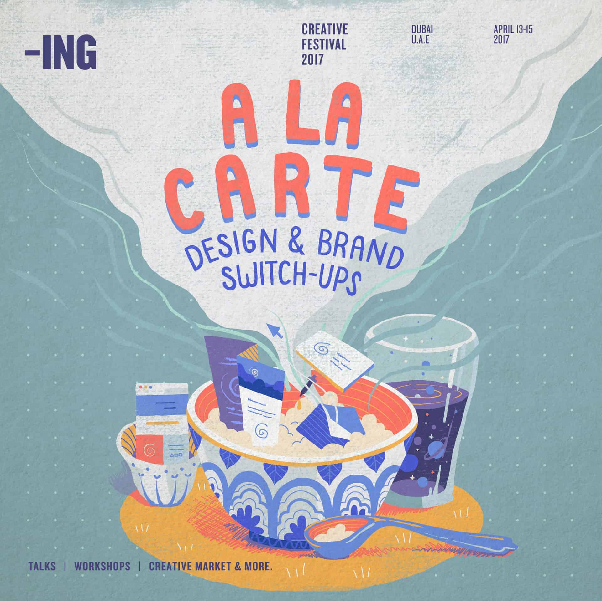 Graphics for ING Creatives Festival | Design Ideas
