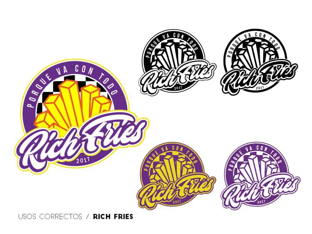Branding Identity for Rich Fries | Design Ideas