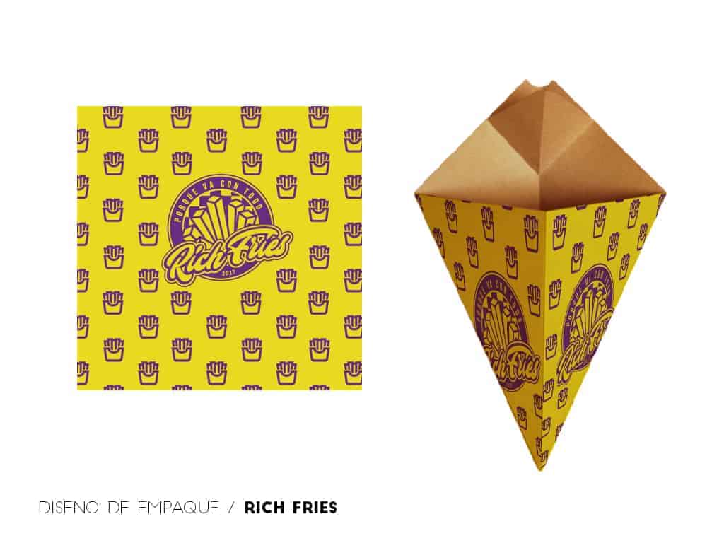 Branding Identity for Rich Fries | Design Ideas
