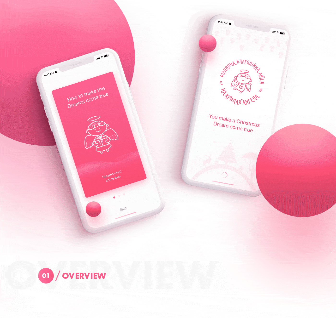 Mobile app "On The Wings of Angel" – make a child's dream real | Design ...