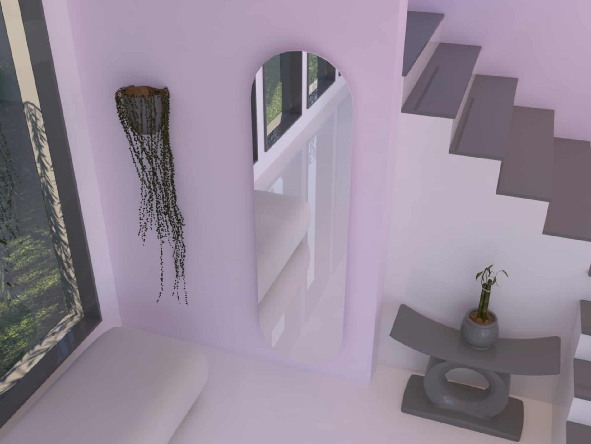 Violet interior space | Design Ideas