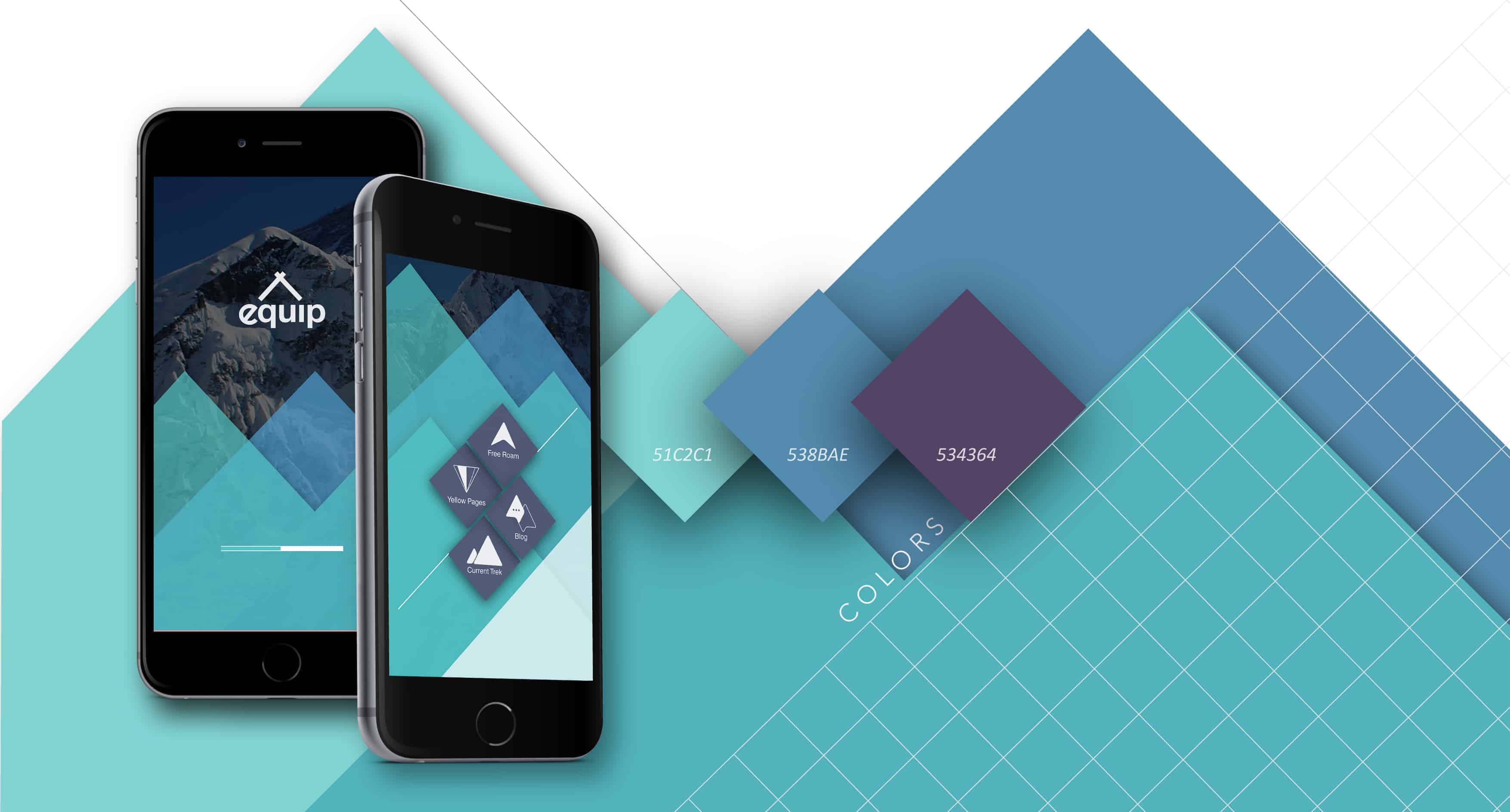 Equip ~ The Pre Trek App | Design Ideas