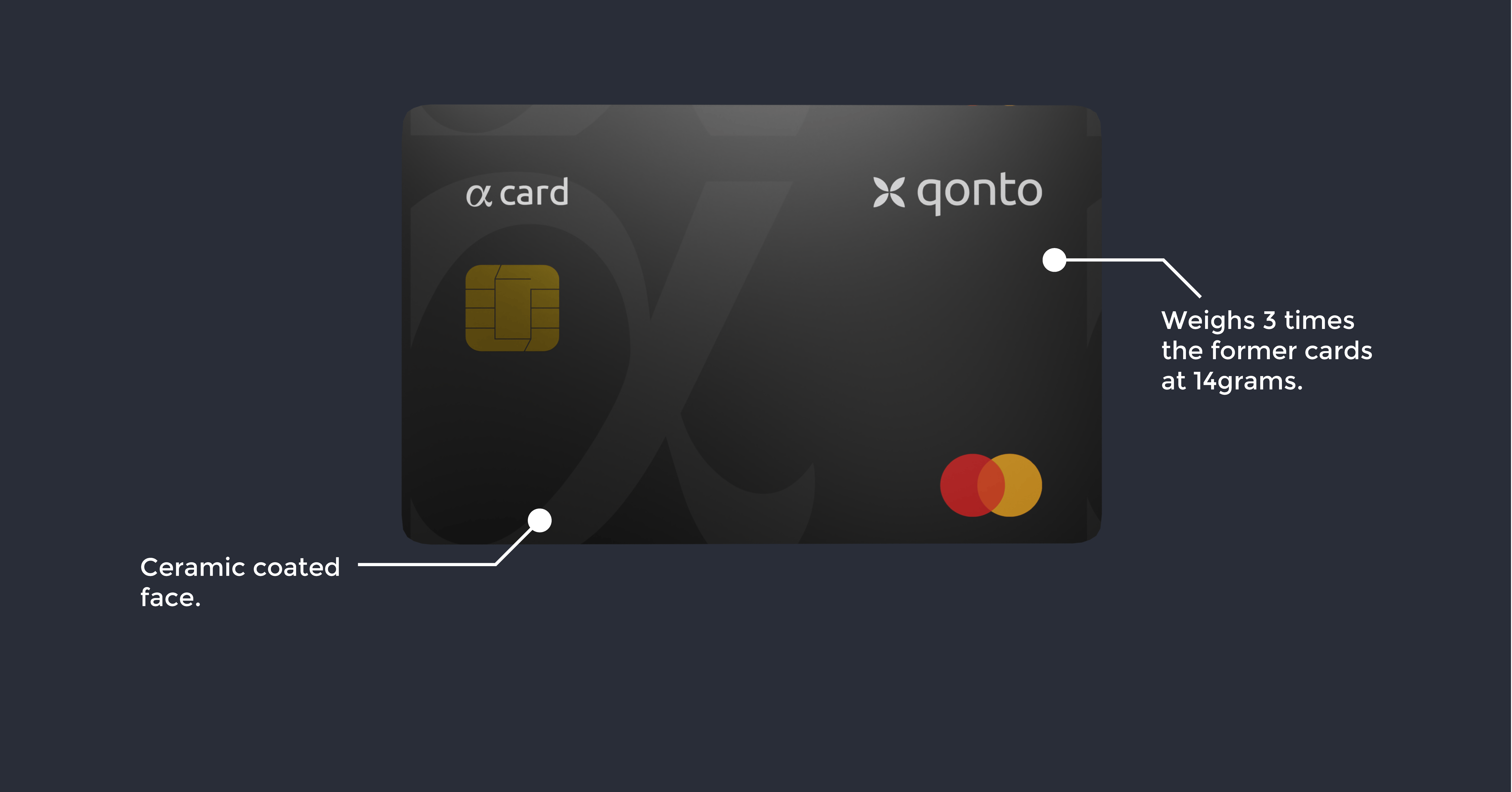 Qonto Alpha Card Branding | Design Ideas