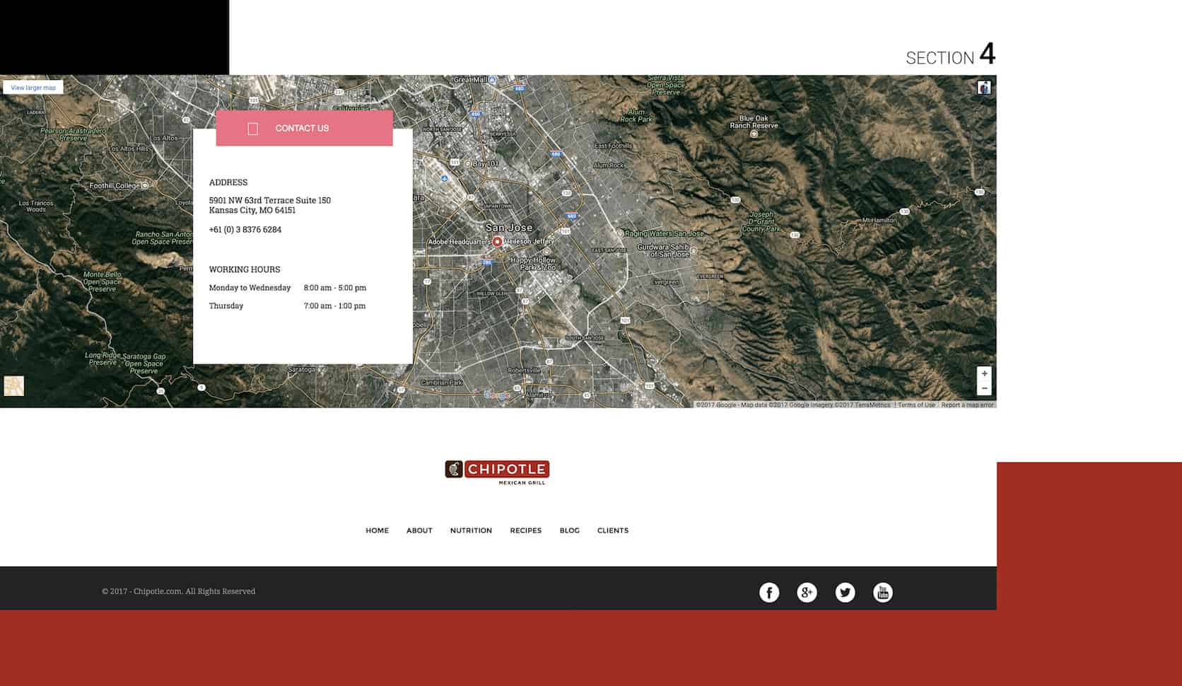 Chipotle Website Concept | Design Ideas