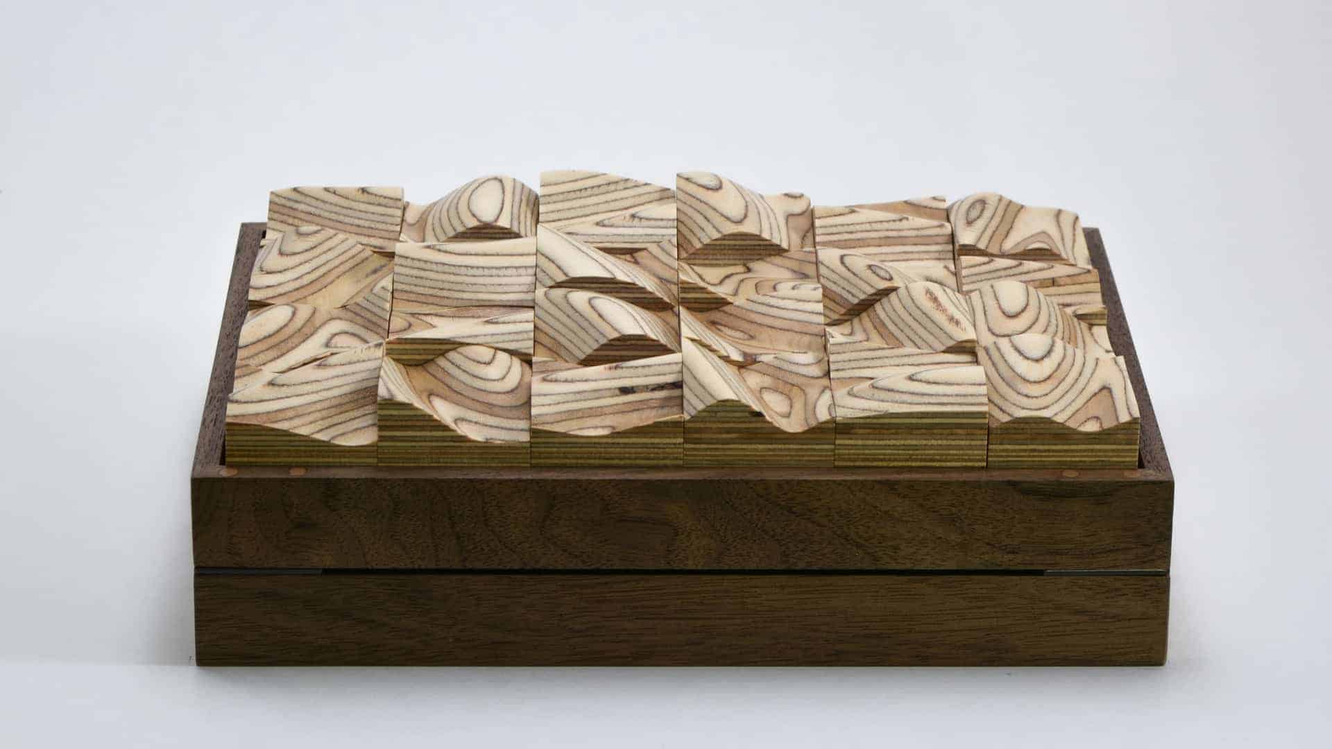 Strata | A sculptural wooden surface puzzle | Design Ideas