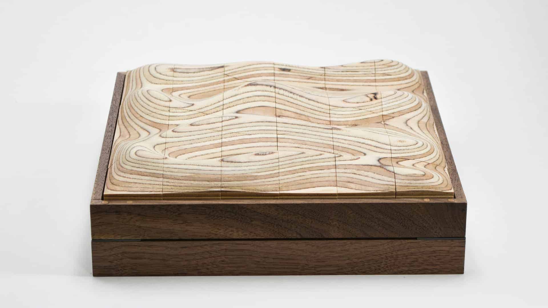 Strata | A sculptural wooden surface puzzle | Design Ideas