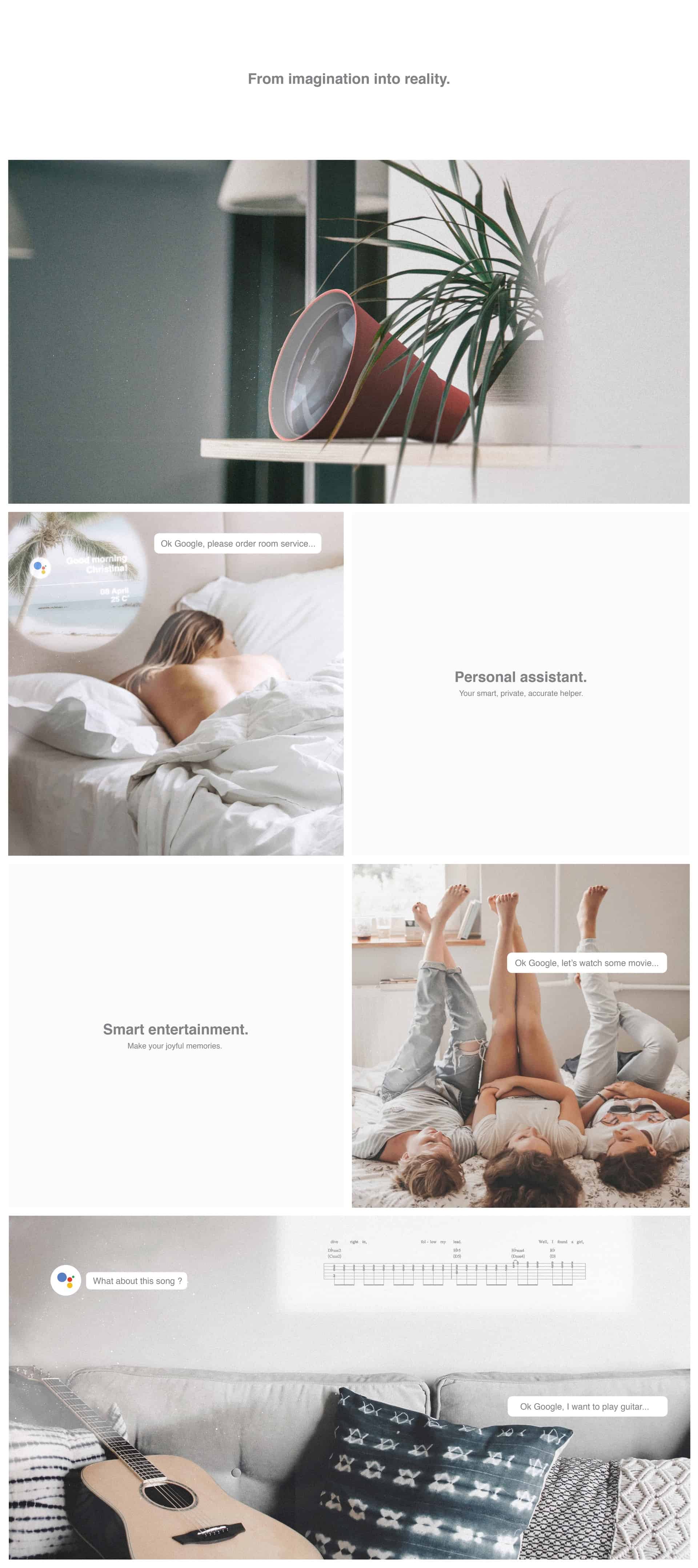 Google visual assistant | Design Ideas