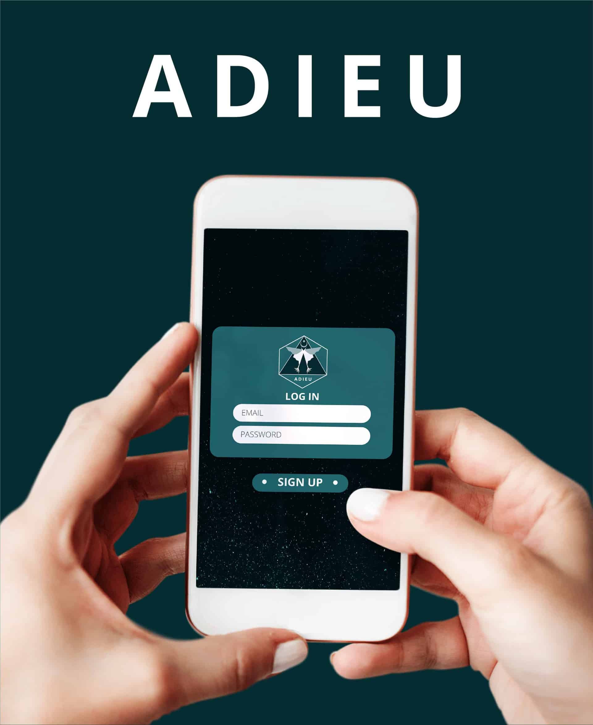 ADIEU App Design Concept | Design Ideas