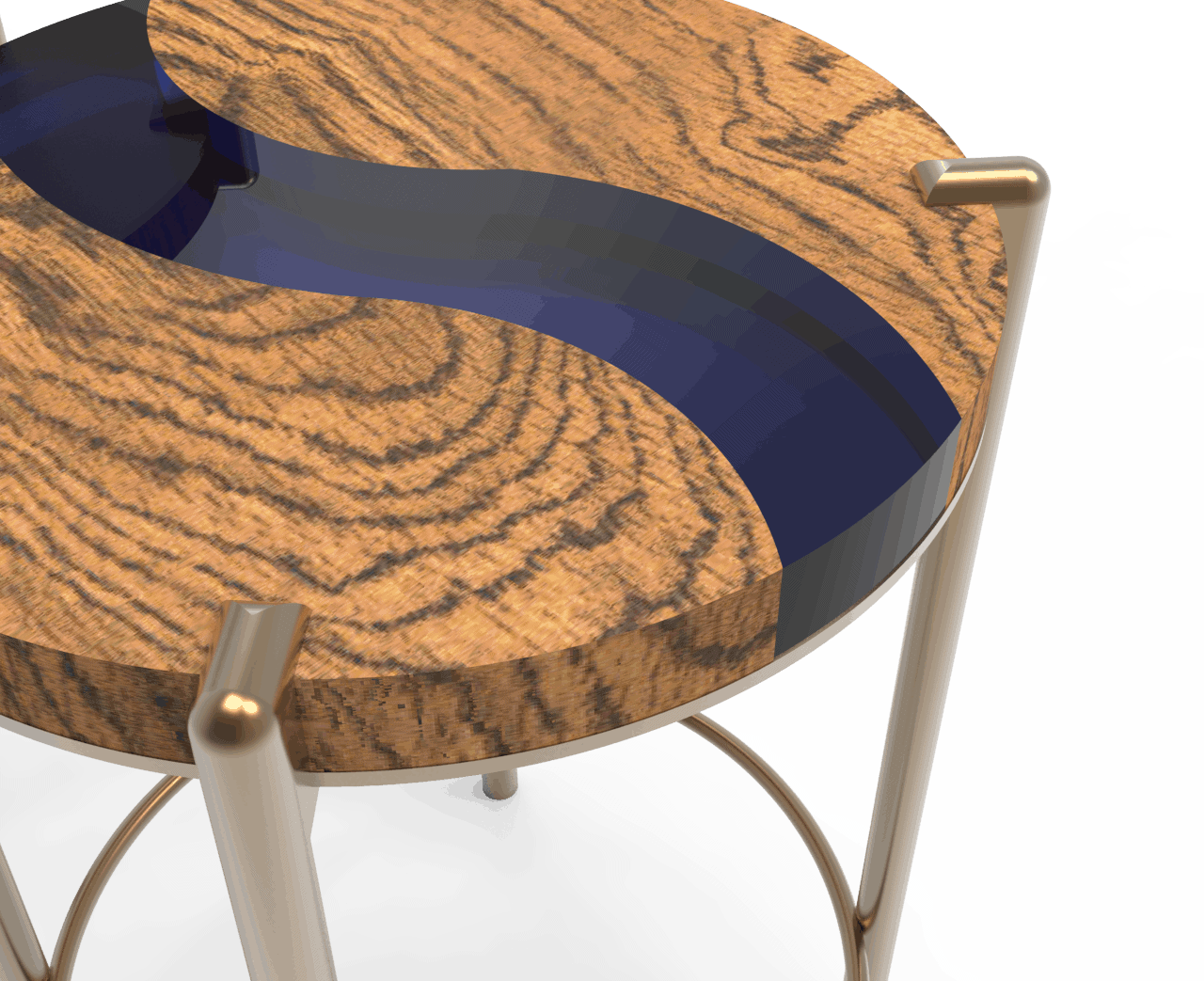 Fluctus Stool - with Nature Harmony | Design Ideas