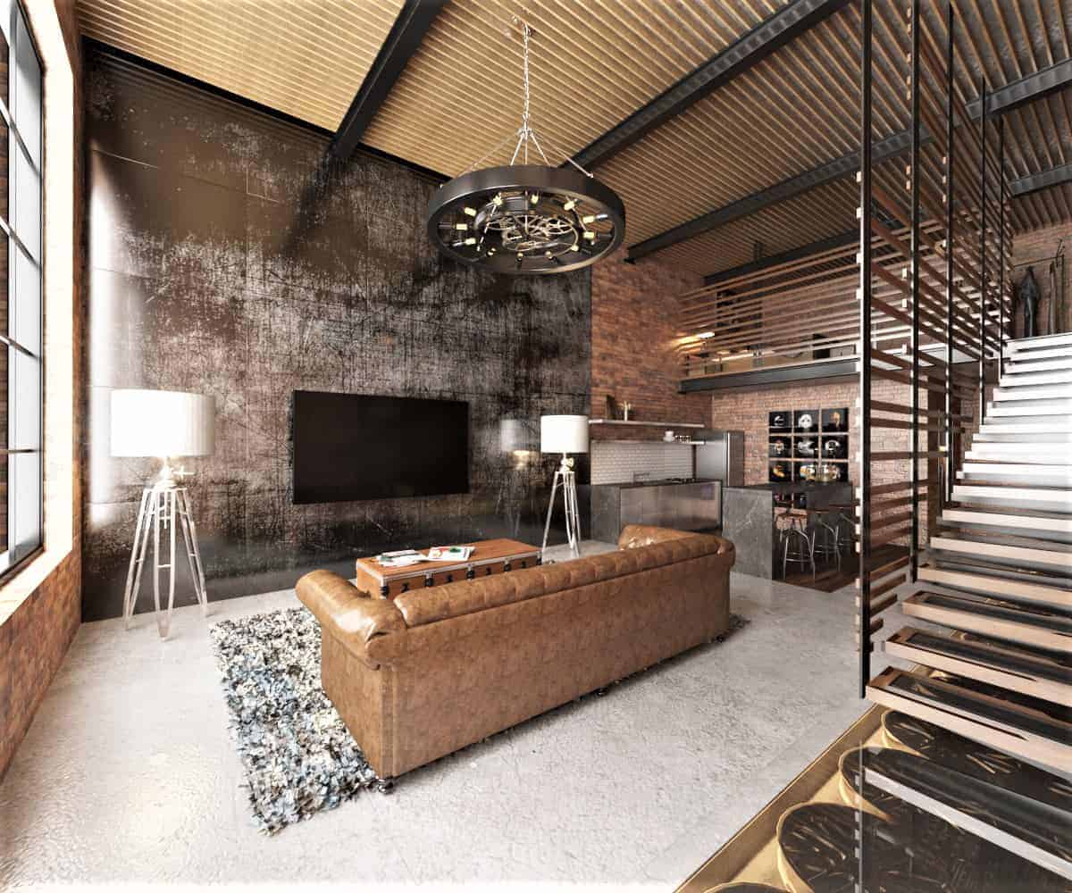 Industrial Loft Bedroom Ideas