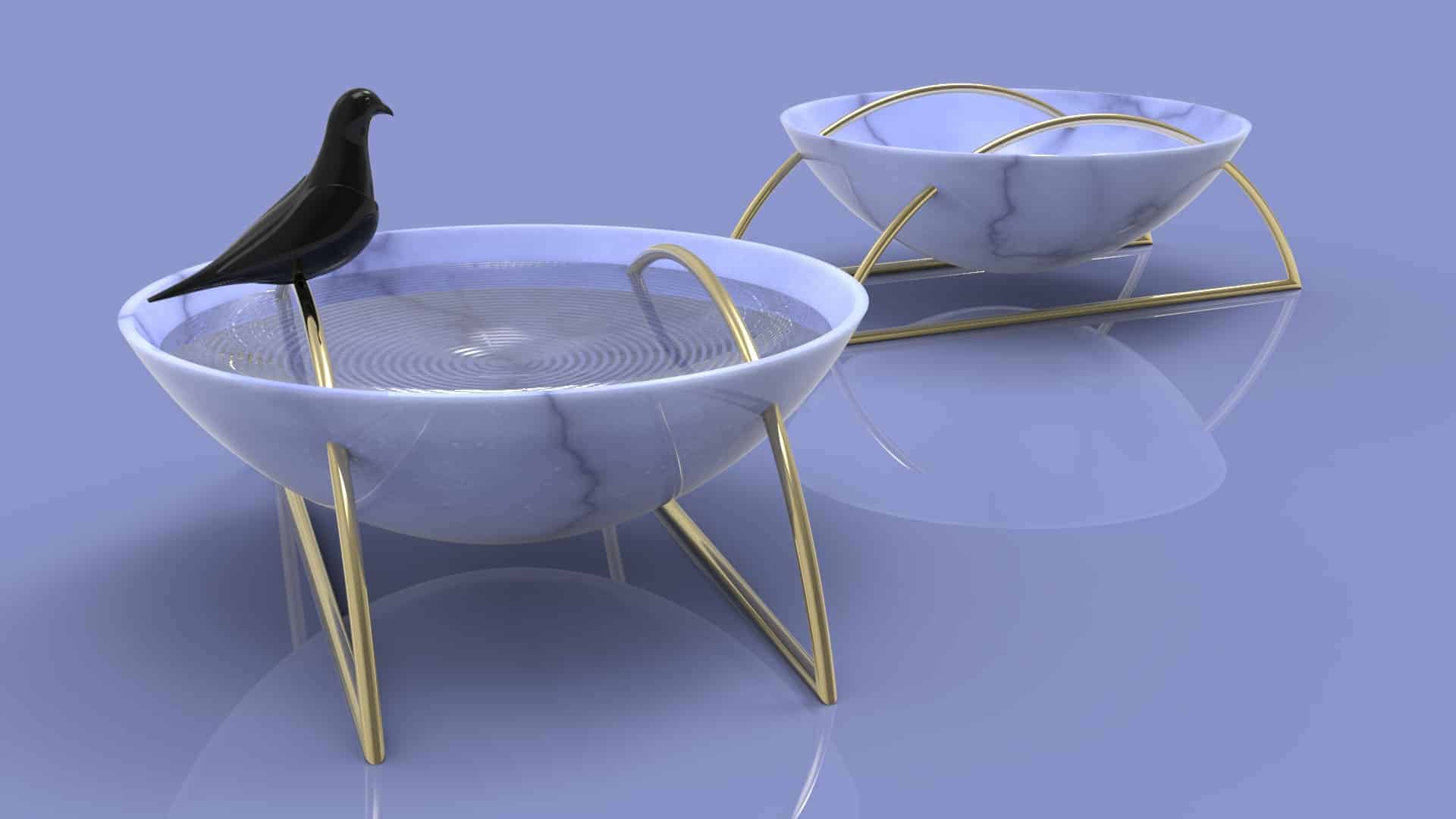 Bird Drinker "Sin Tiempo" | Design Ideas