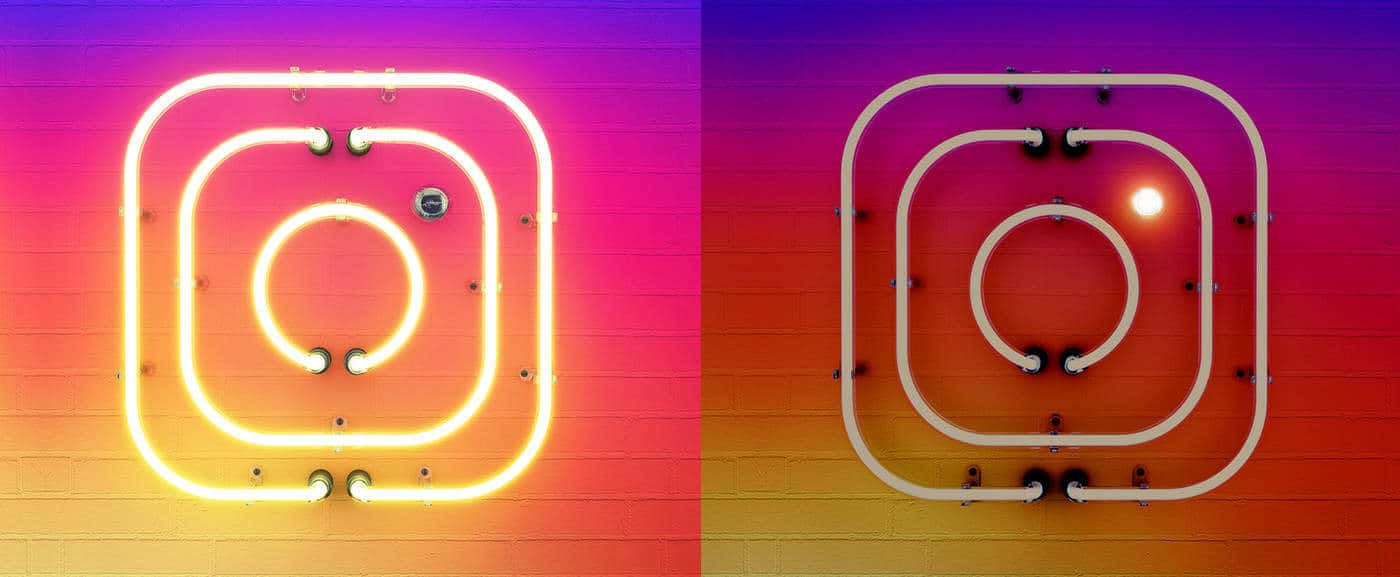 Instagram - Neon Sign 3D | Design Ideas
