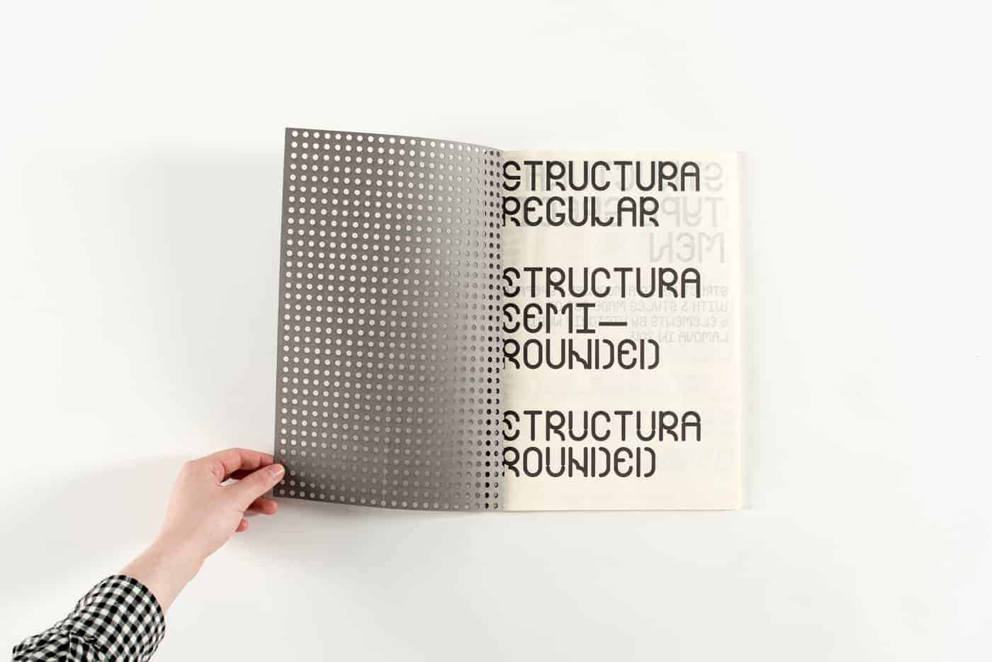 STRUCTURA — Modular Typeface | Design Ideas