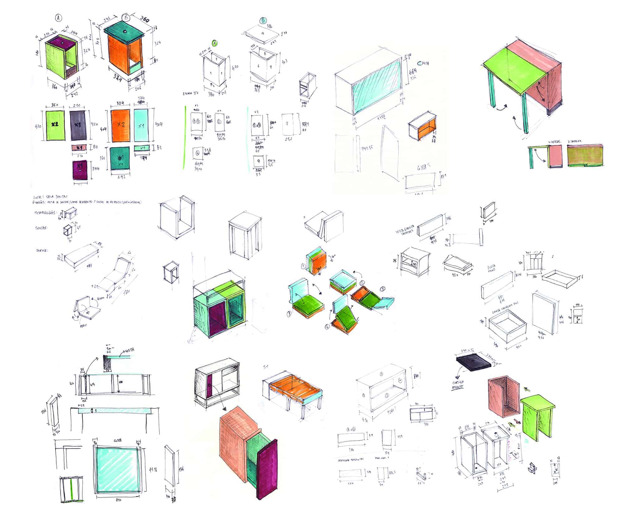 MUT - Multifunctional Furniture System | Design Ideas