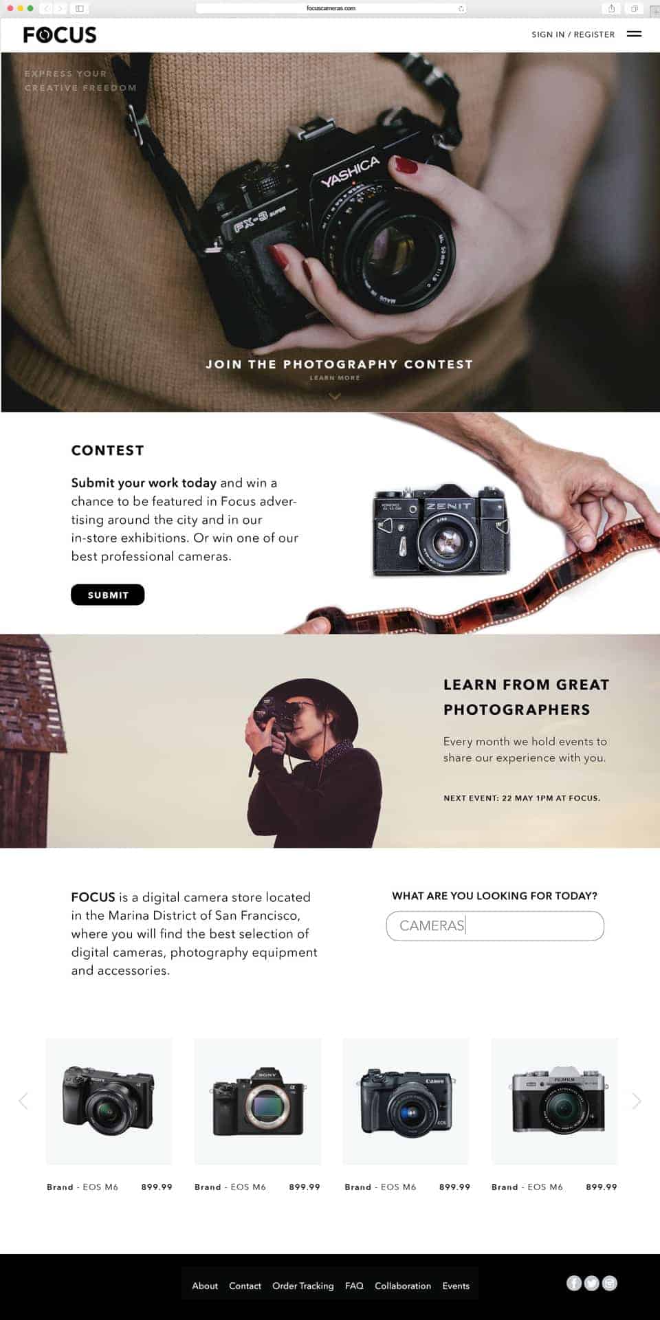 FOCUS Digital Cameras | Design Ideas