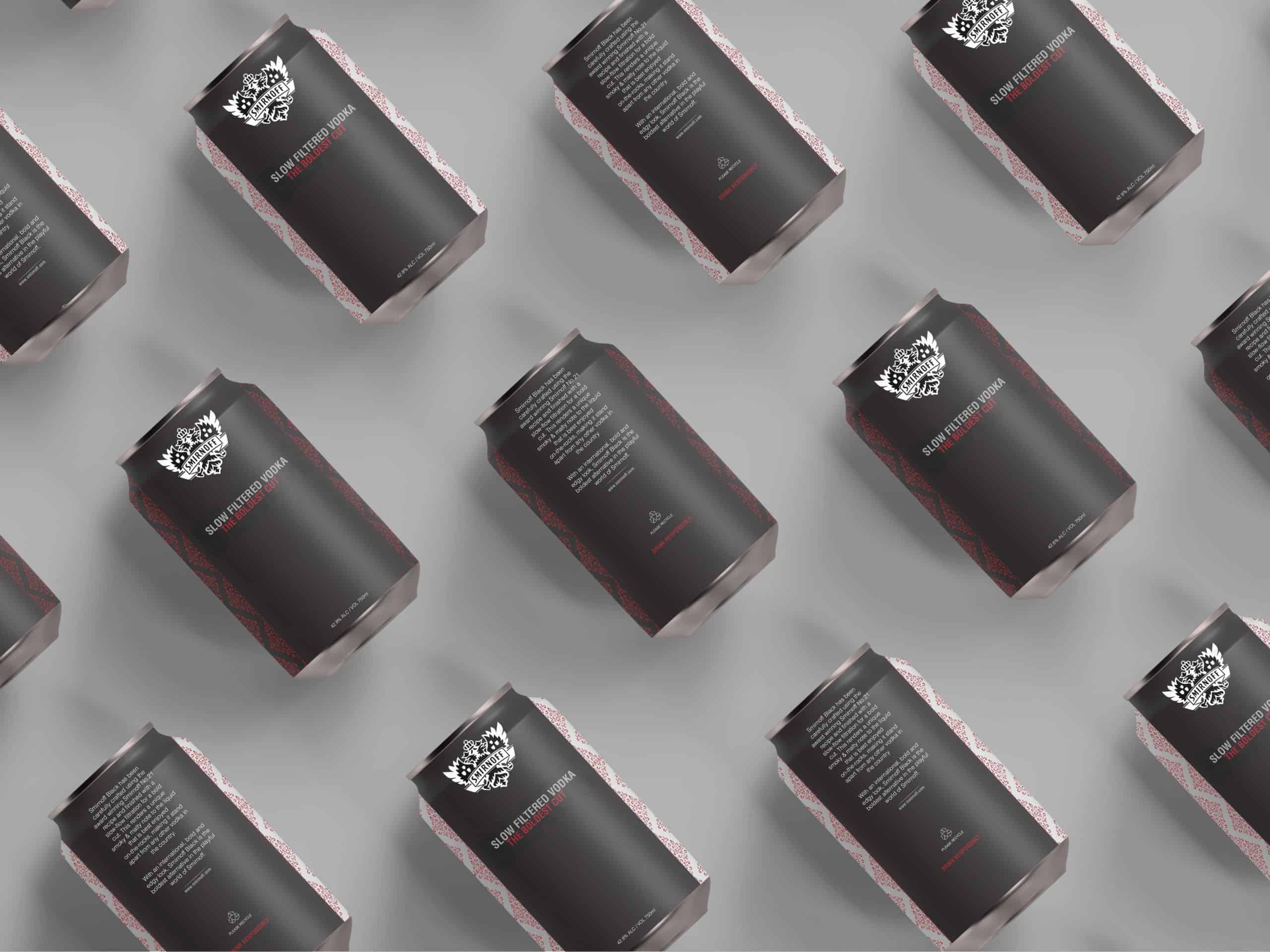 Smirnoff Black Packaging Design | Design Ideas
