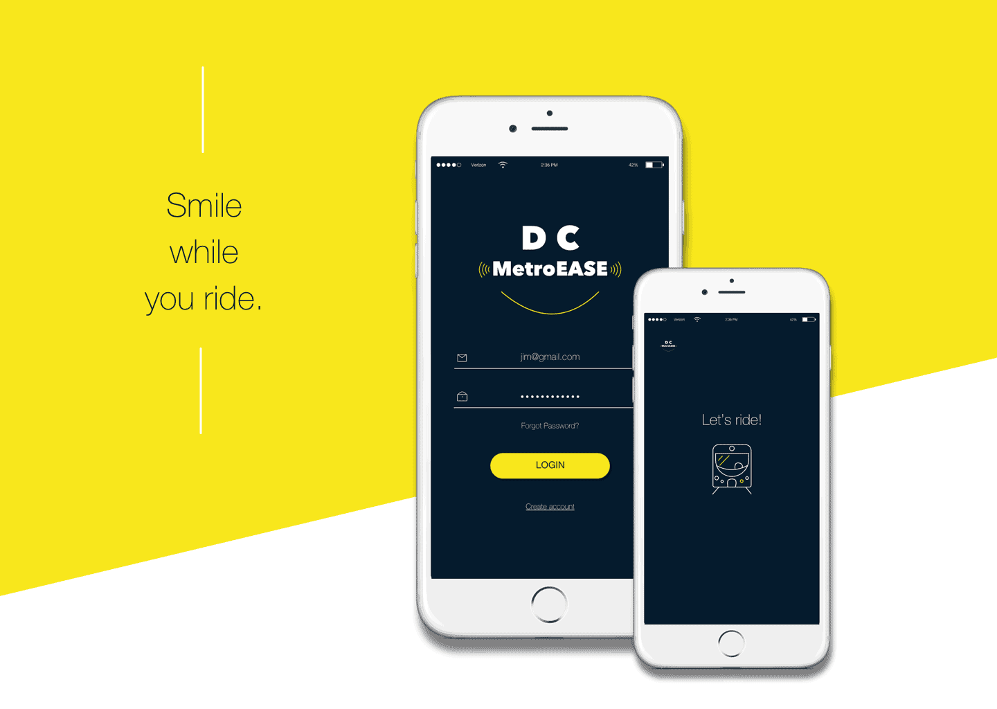 DC MetroEASE Mobile App | Design Ideas
