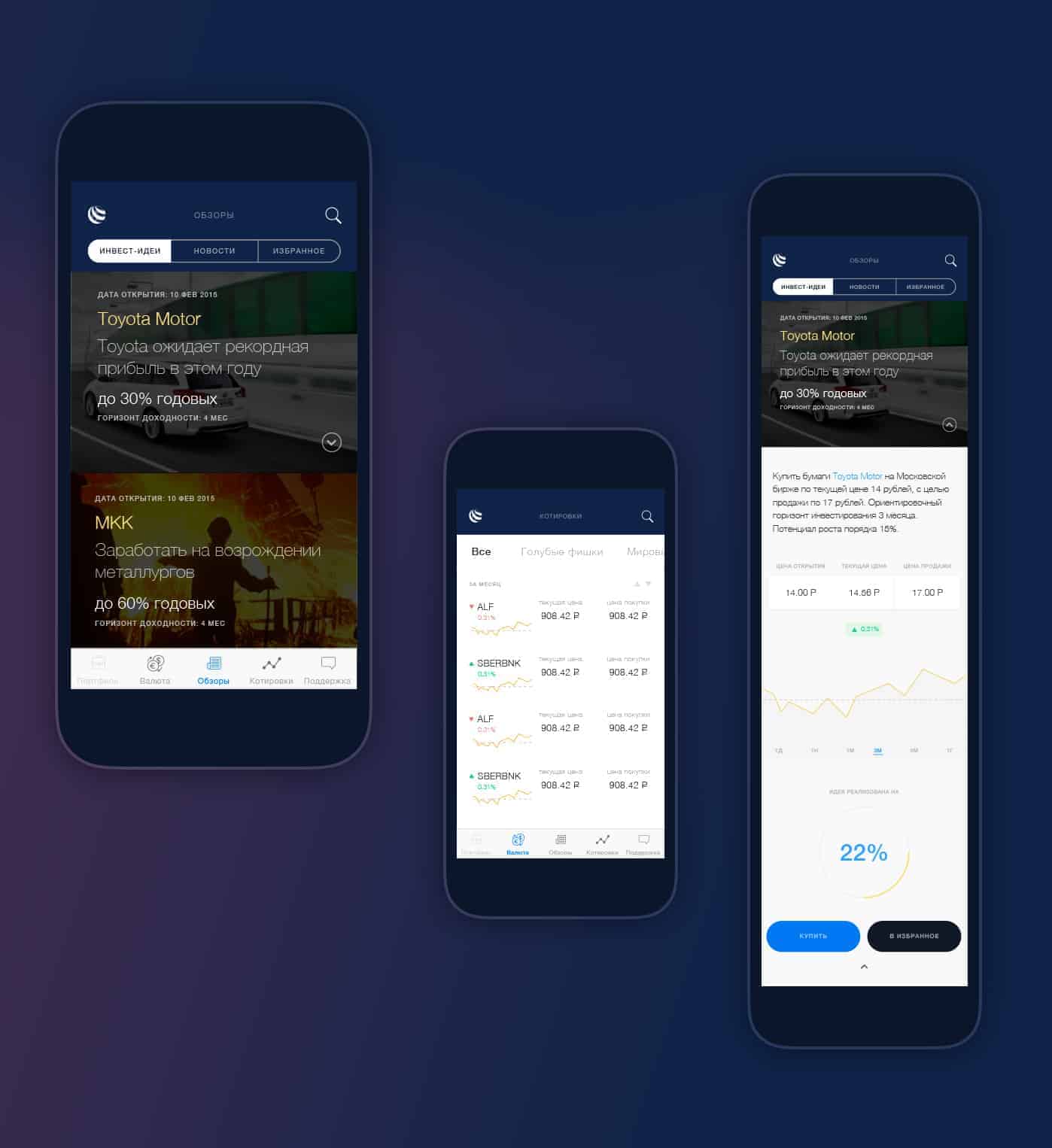 My Broker Application | Design Ideas