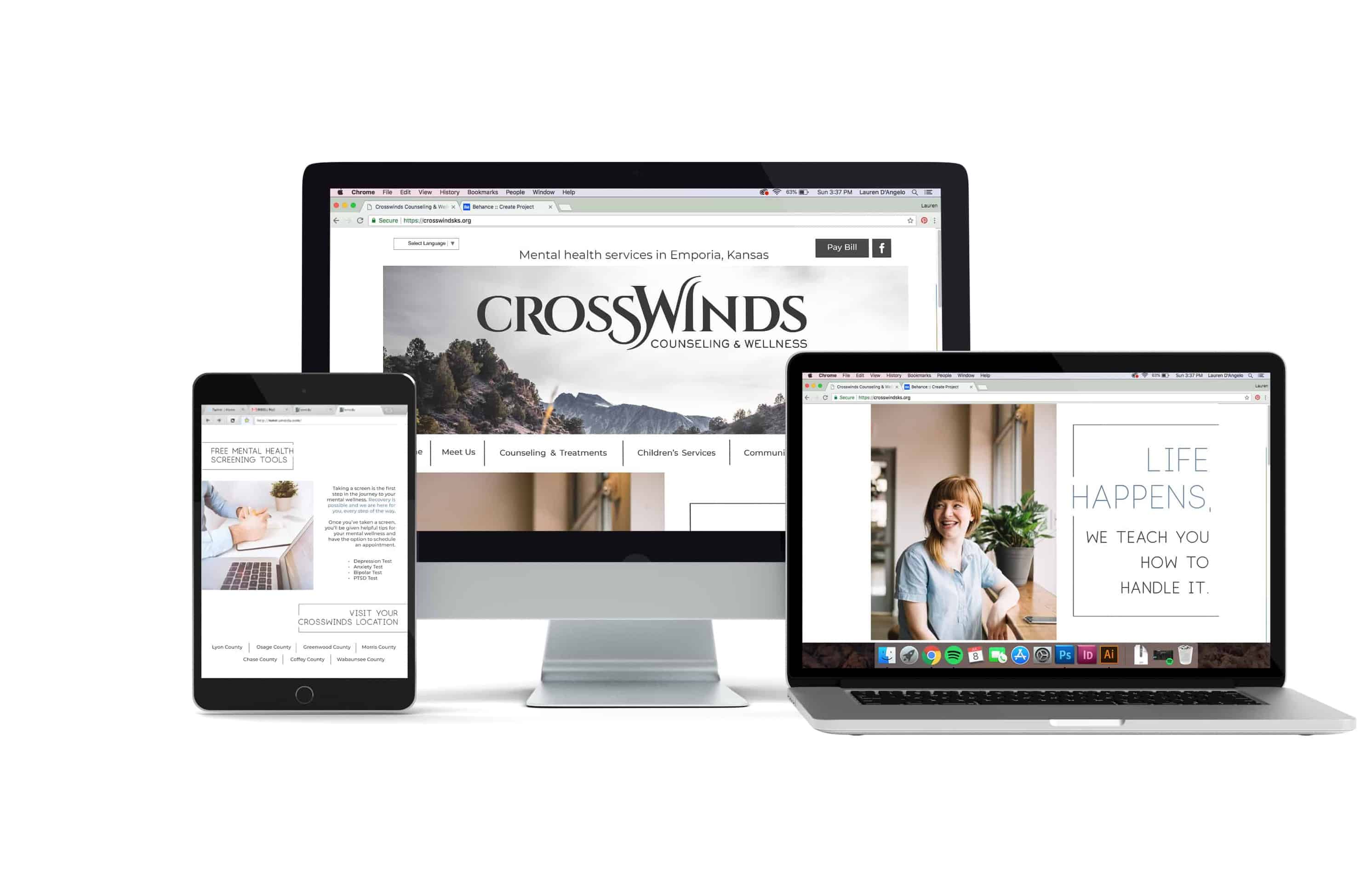 CrossWinds Webpage Concept | Design Ideas