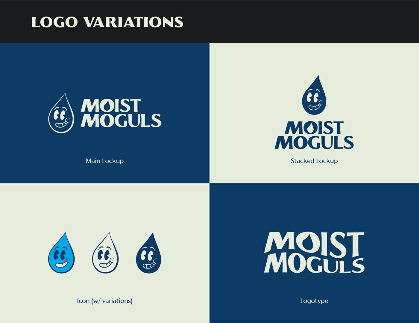 Moist Moguls logo (concept) | Design Ideas