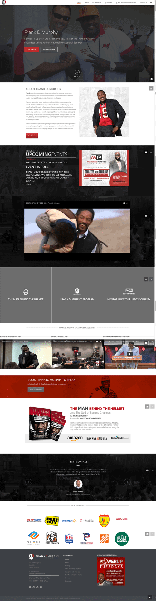 Frank D Murphy Program - Official Website/Rebrand | Design Ideas