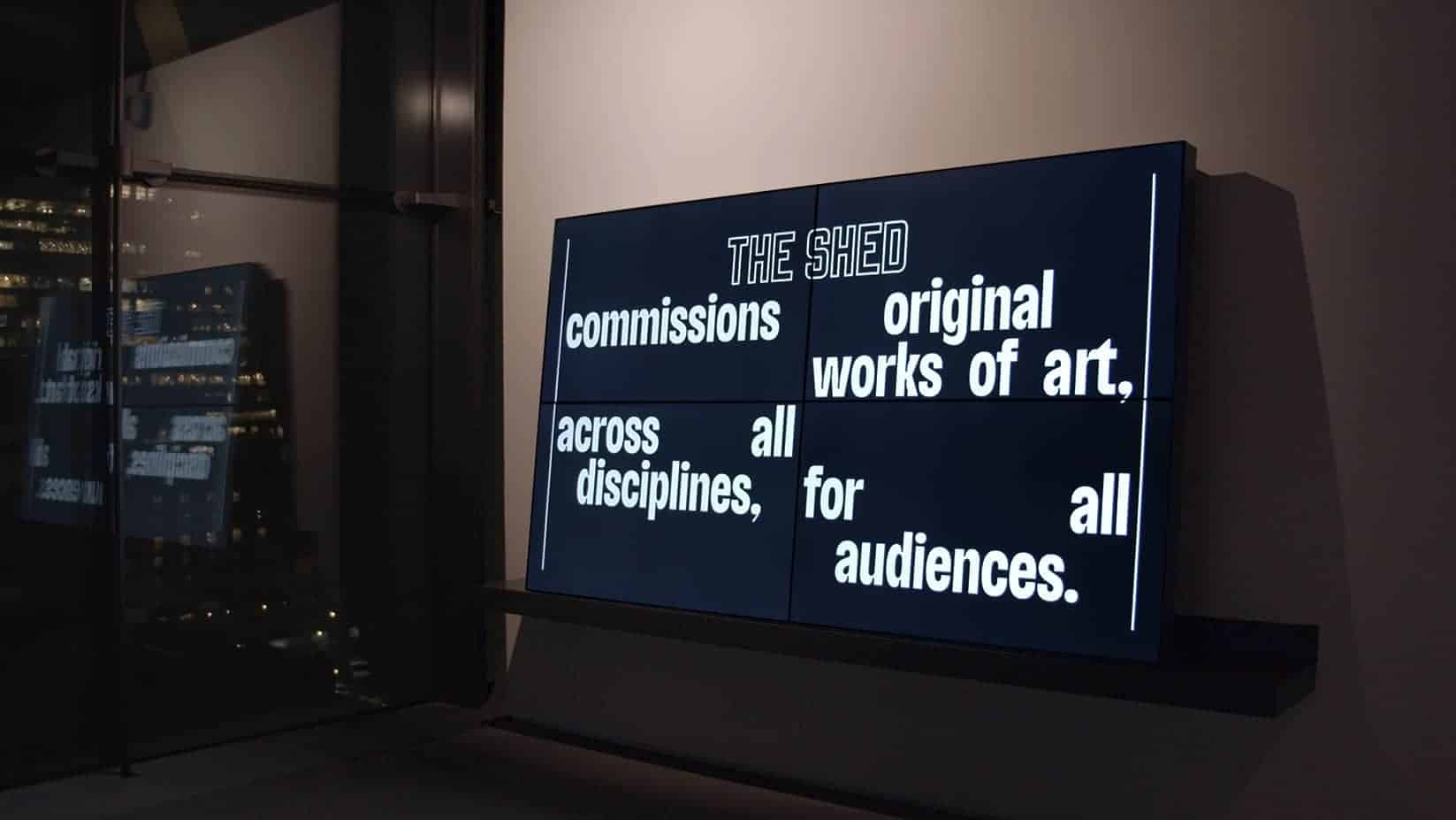 The Shed—Digital Signage System | Design Ideas