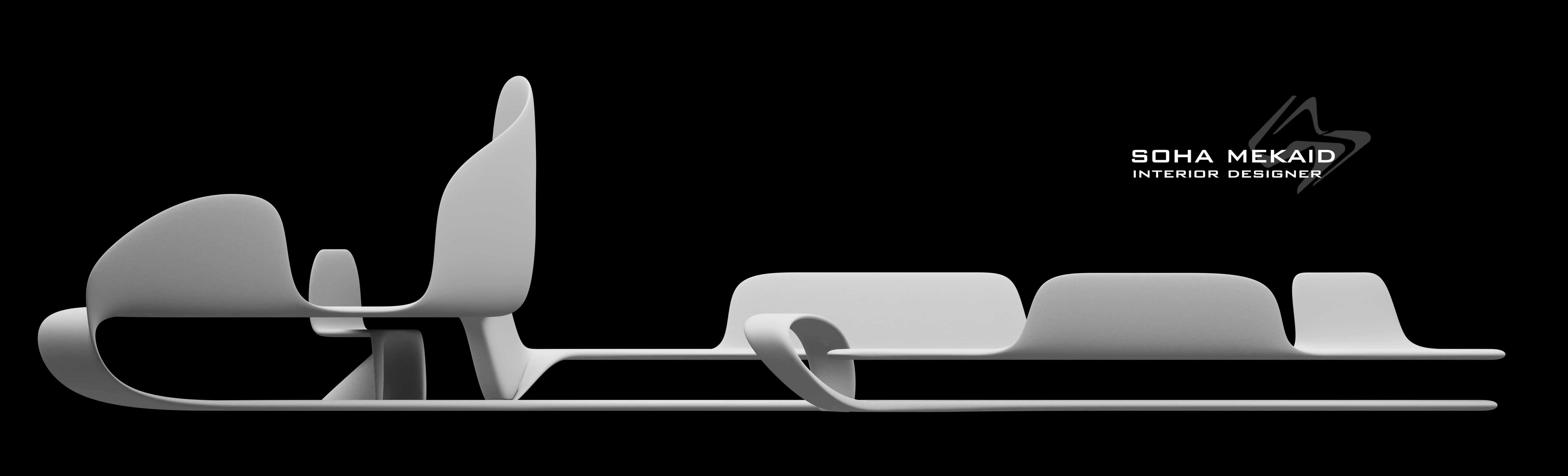 Sculptural Reception Area | Design Ideas