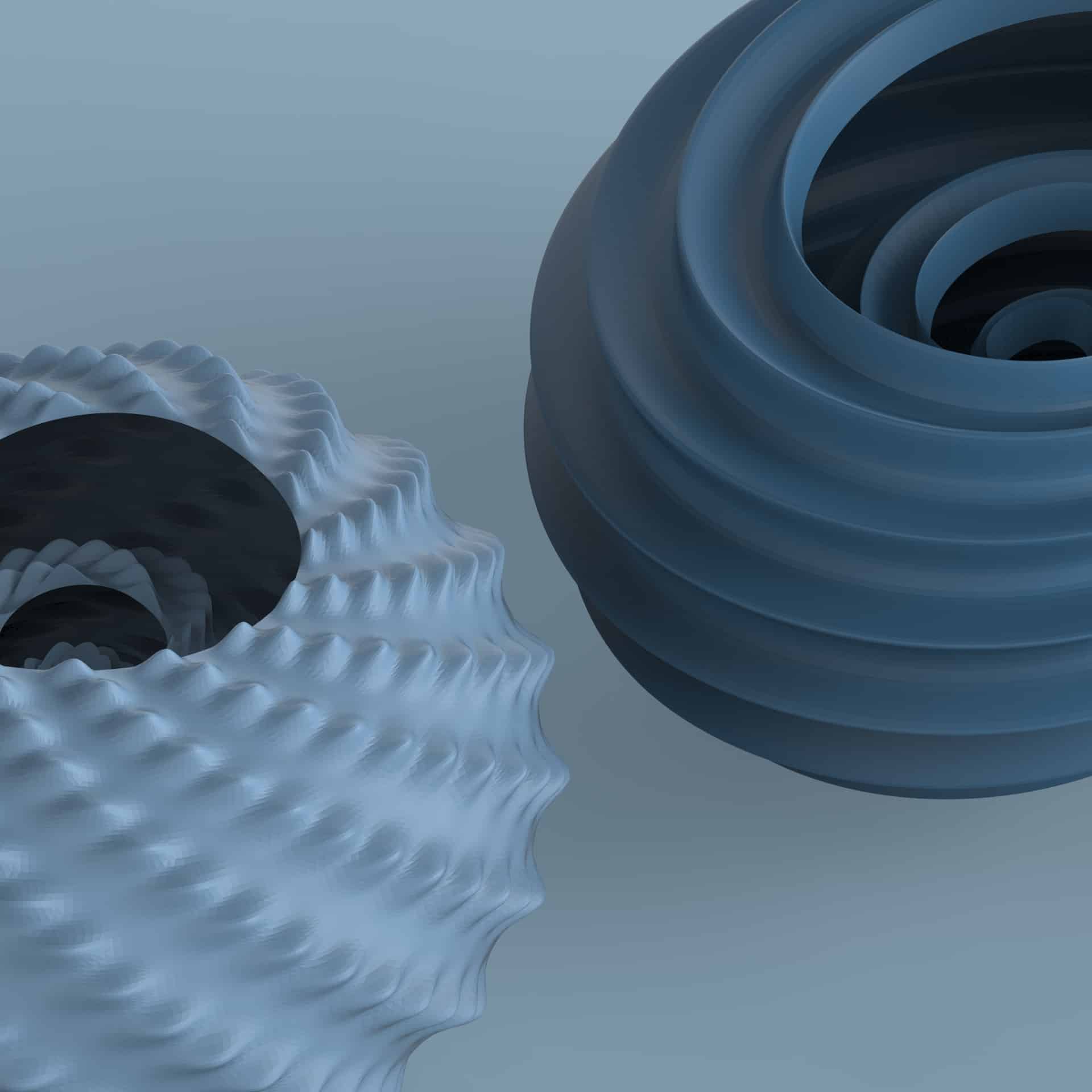 Nautilus Shell with nurbs bump | Design Ideas