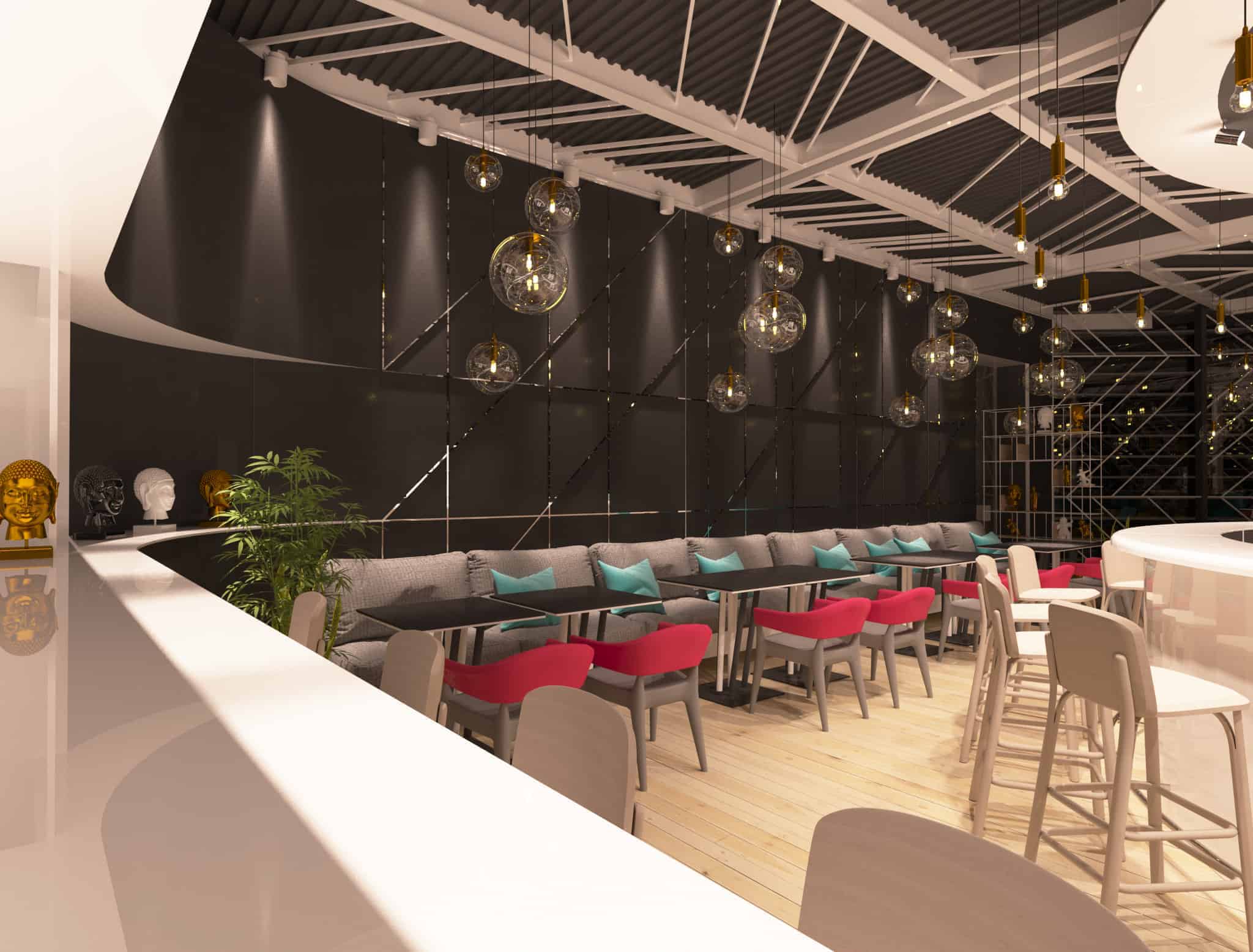 Pan-Asian Restaurant | Design Ideas